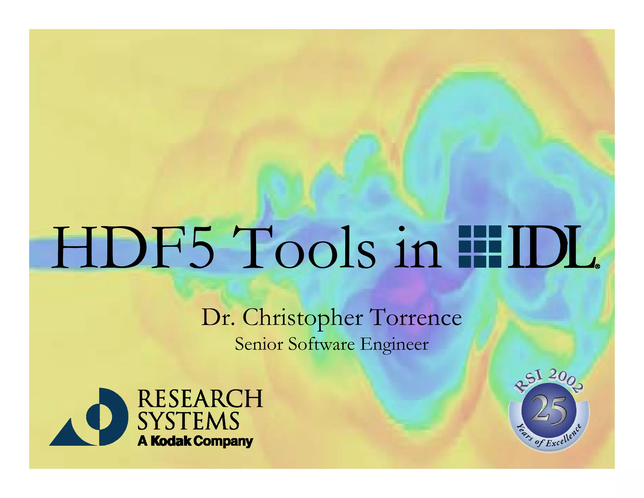HDF5 Tools in IDL | PPT