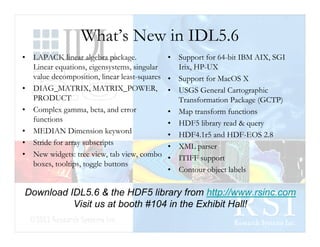 HDF5 Tools in IDL | PPT