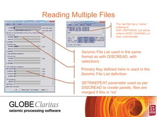 A quick start guide to using HDF5 files in GLOBE Claritas | PPTX