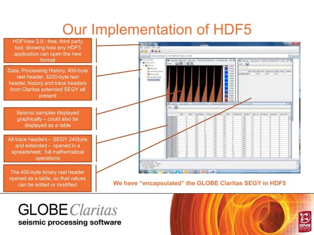 A quick start guide to using HDF5 files in GLOBE Claritas | PPT