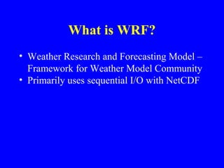 An HDF5-WRF module | PPT