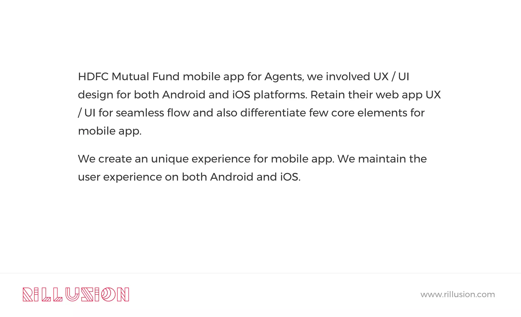 Hdfc mobile app casestudy - UX / UI Design for Agents Mobile App | PDF