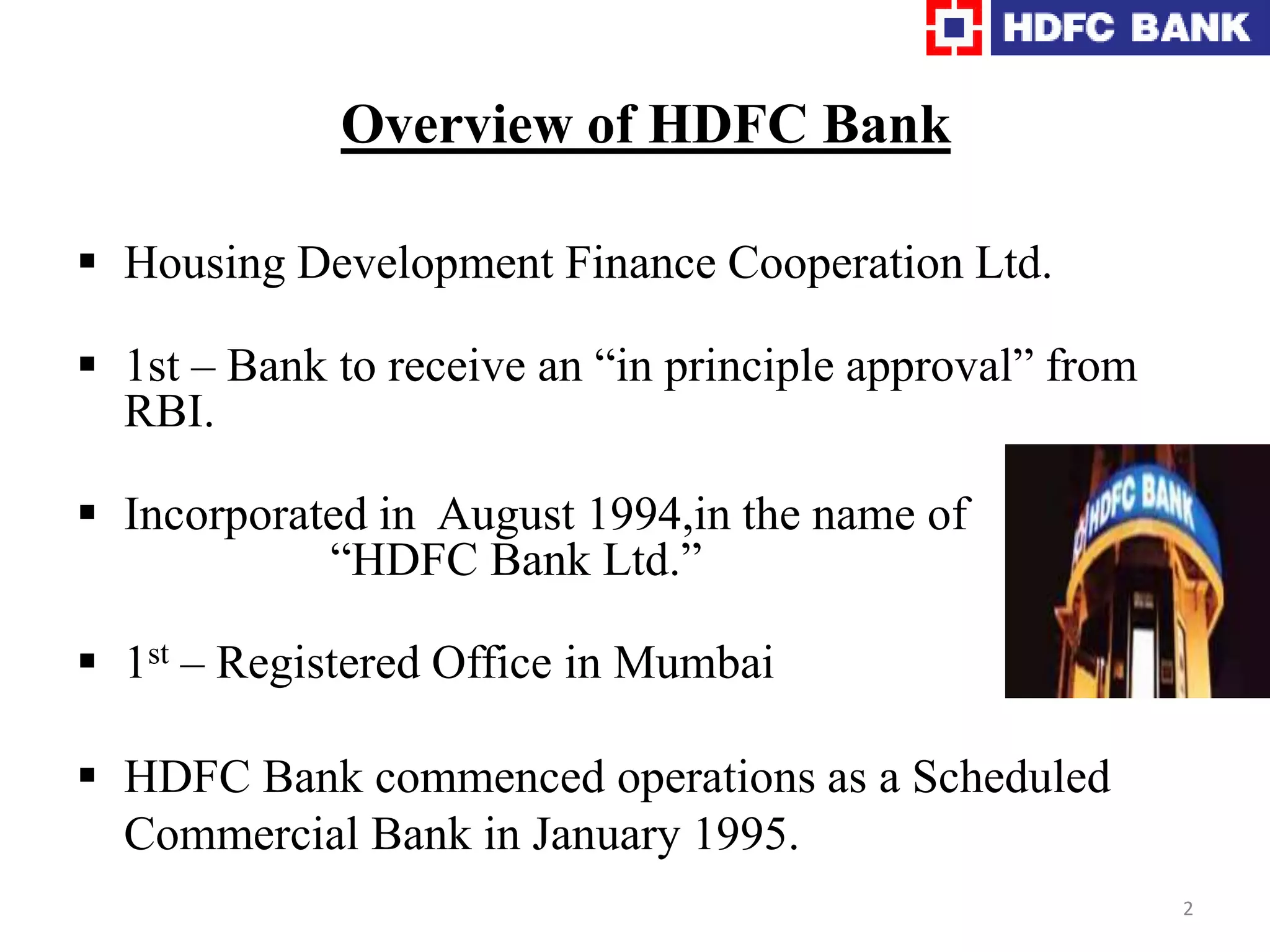 HDFC Bank | PPT