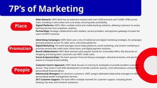 HDFC BANK overview establishment and their core objectives | PPT