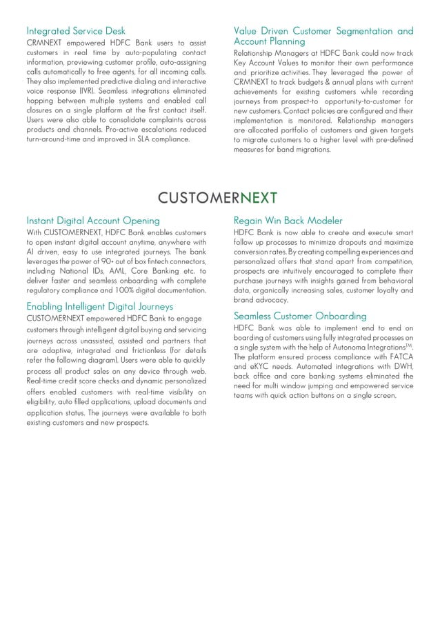 CRM in HDFC Bank | PDF | Business Utilities | Business