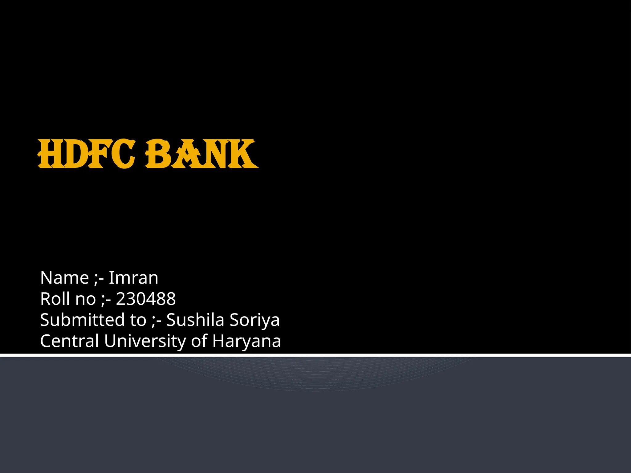 Hdfc_bank. Bank audit corporate governance | PPTX