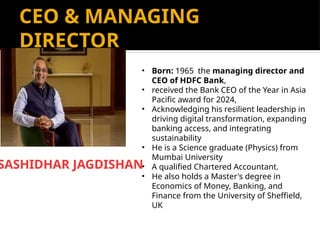 Hdfc_bank. Bank audit corporate governance | PPTX
