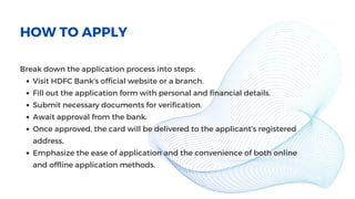 Journey Beyond Limits: The HDFC Bank Marriott Bonvoy Credit Card | PDF