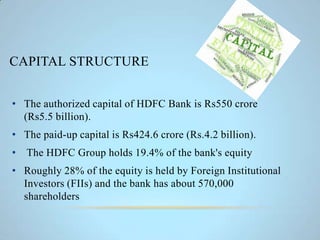 Hdfc bank ppt | PPTX