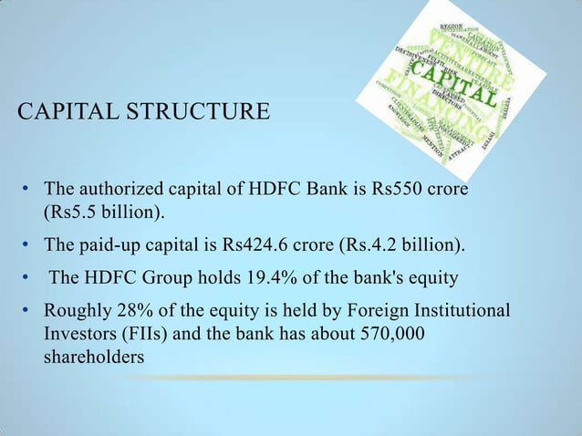 Hdfc bank ppt | PPTX