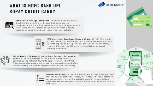 Your Path to Financial Empowerment: HDFC Bank UPI RuPay Credit Card | PPTX