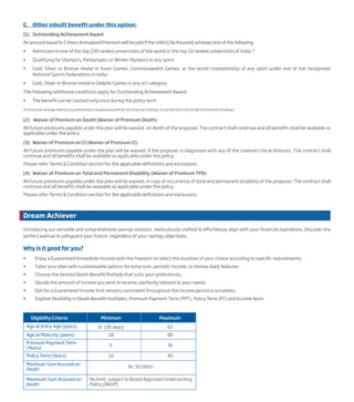 HDFC click to achieve for child future secure | PDF
