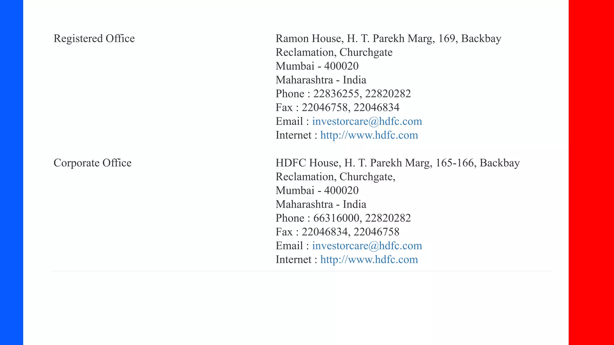 Hdfc company profile