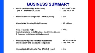 Hdfc company profile | PPTX