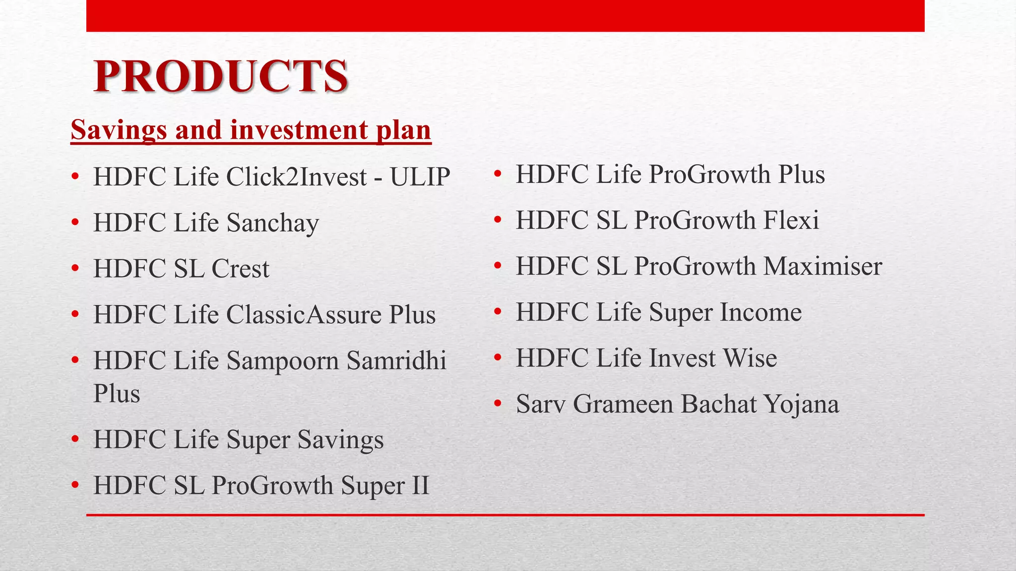 Hdfc life | PPTX