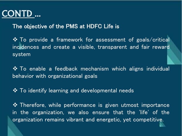 Hdfc life functions of hrm | PPT