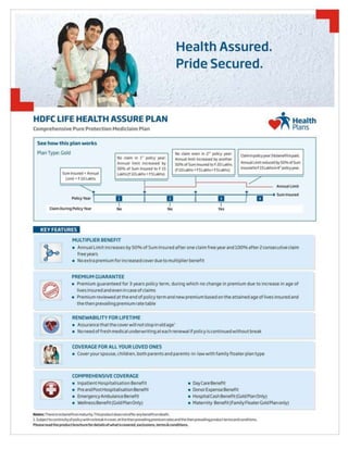 Hdfc life health assure plan | PDF