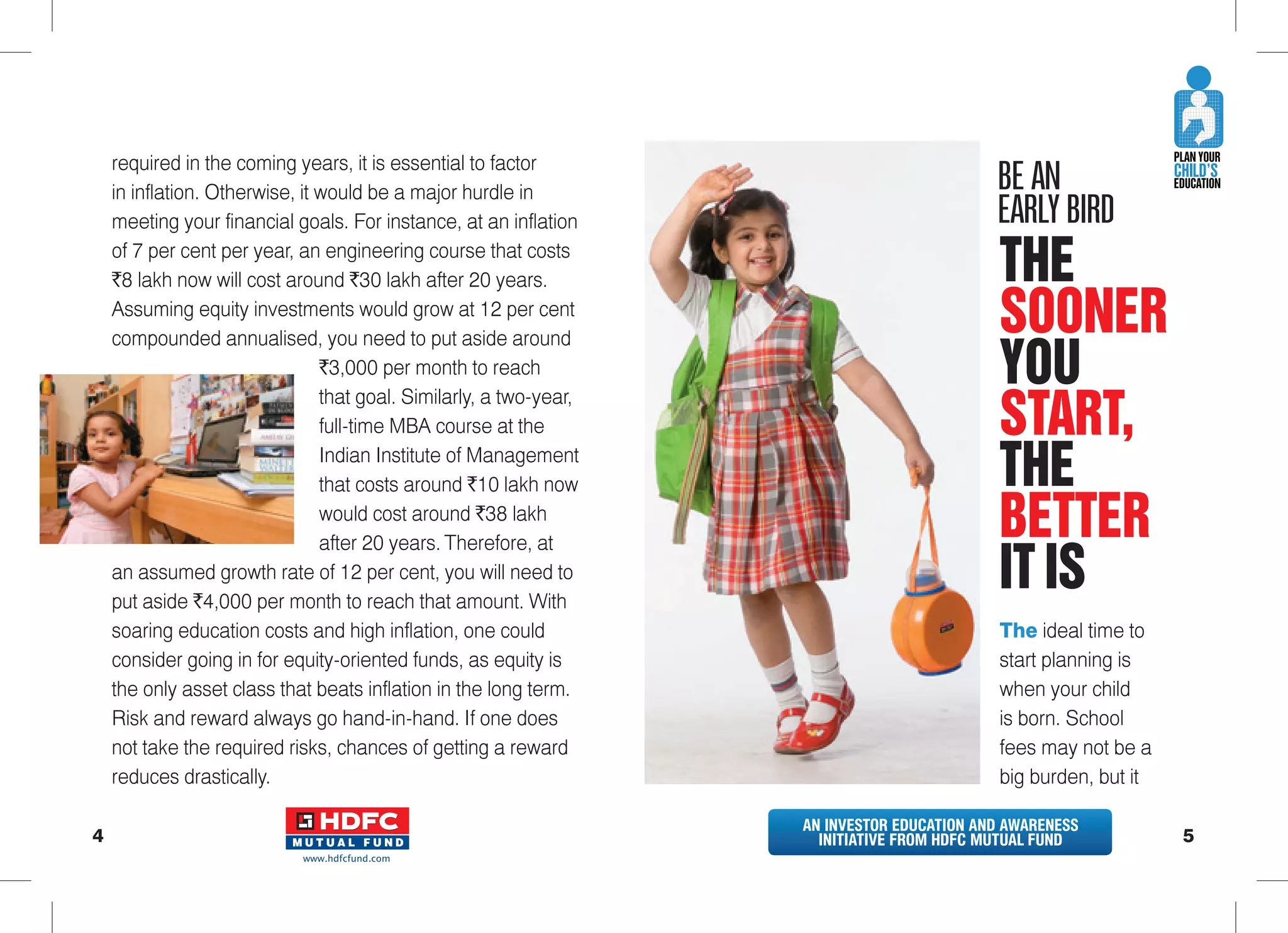 HDFC MF - 'Plan Your Child's Education' | PDF