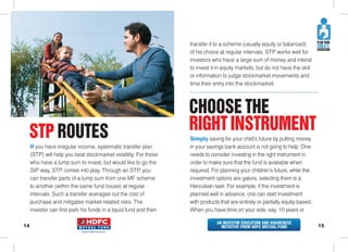 HDFC MF - 'Plan Your Child's Education' | PDF