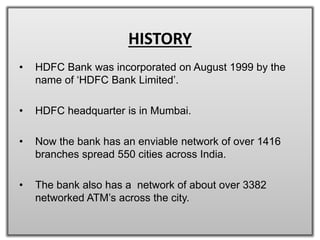 Hdfc ppt | PPTX