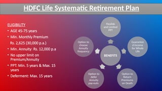 HDFC Retirement Plans.pptx hdfc retirement | PPTX