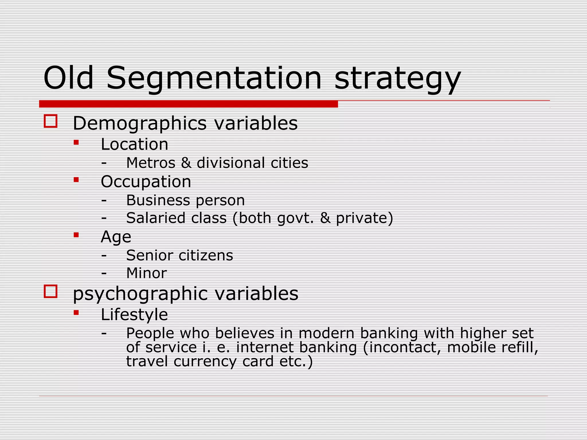 Segmentation Targeting and Positioning on HDFC bank | PPT