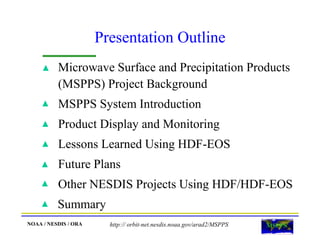 HDF-EOS at NOAA/NESDIS | PPT