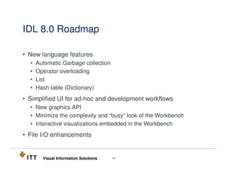 Update: IDL & ENVI | PDF