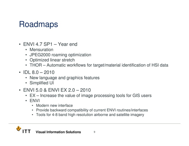 Update: IDL & ENVI | PPT