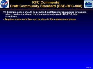 Profile of HDF-EOS5 Files | PPT