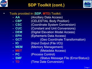 HDF-EOS Maintenance, Current Development and Tools | PPT | Computing | Technology & Computing