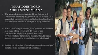 Adolescents and their Interpersonal Relationships | PDF