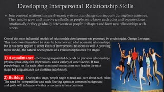 Adolescents and their Interpersonal Relationships | PDF