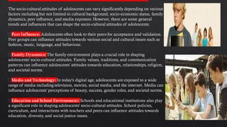 Adolescents and their Interpersonal Relationships | PDF