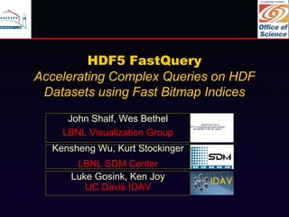 HDF5 FastQuery | PPT