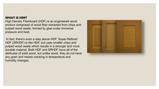 HDF mmbc.pptx | Woodworking | Arts and Crafts