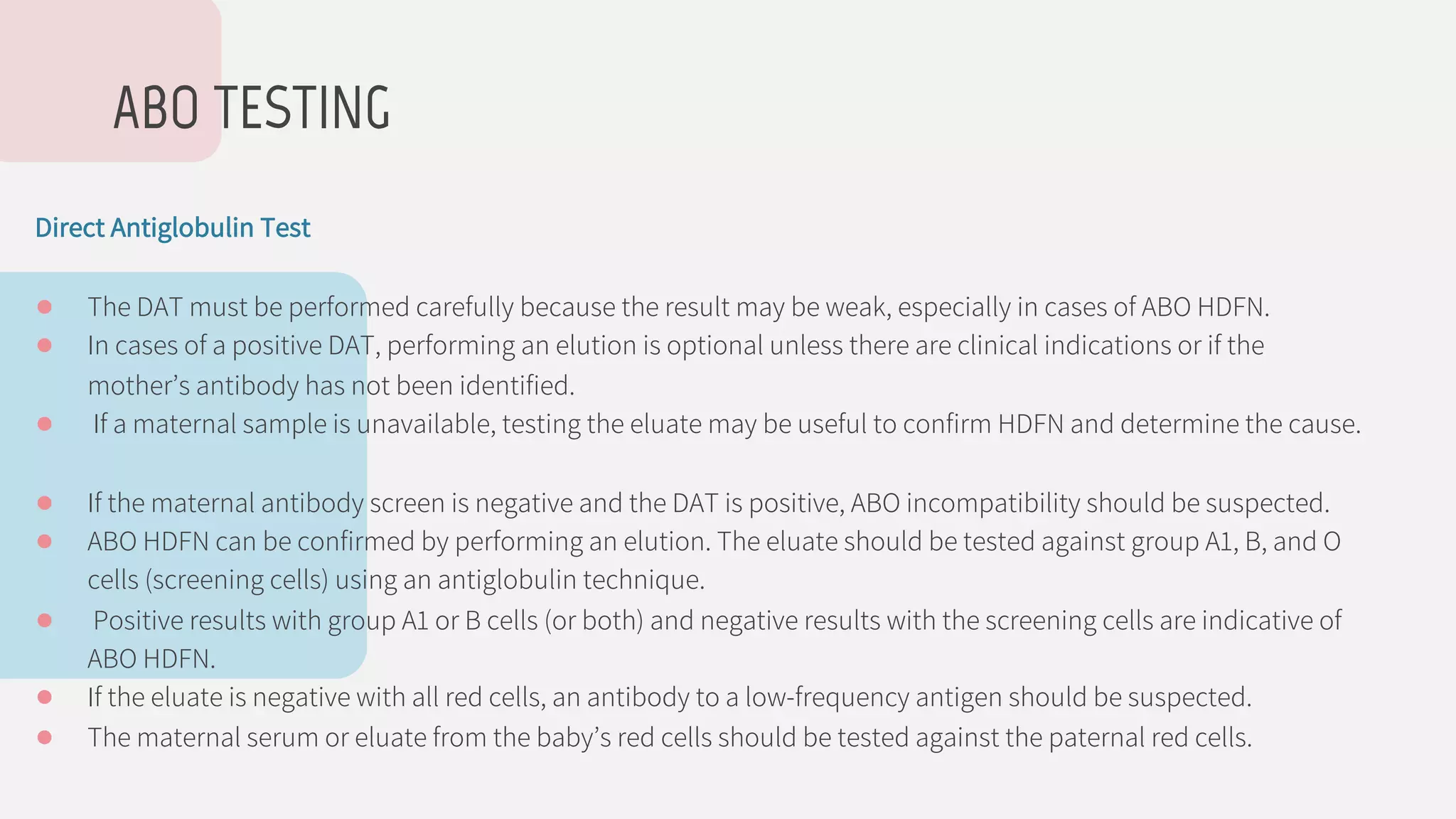 Hemolytic Disease of the Fetus and Newborn (HDFN) | PDF