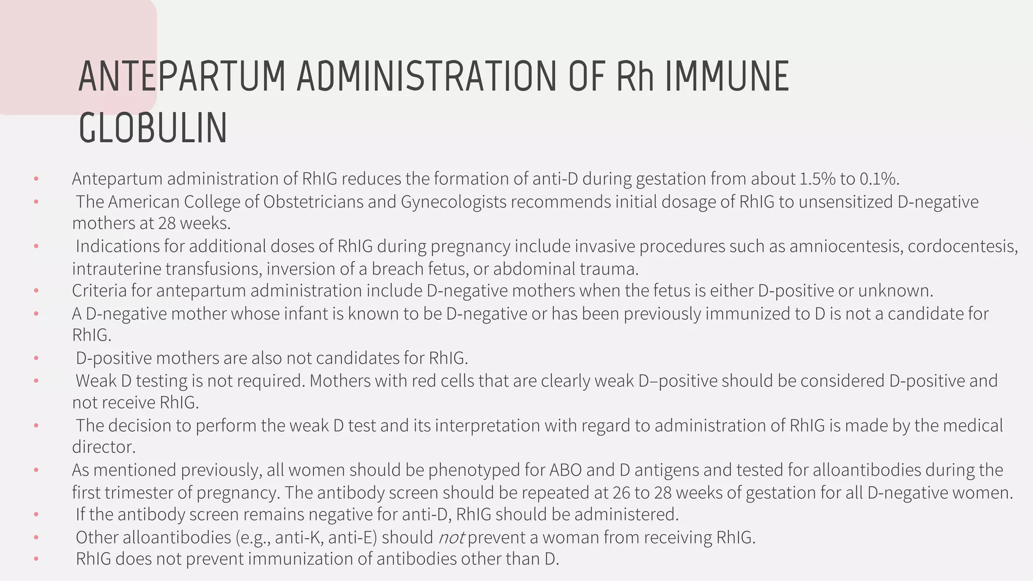 Hemolytic Disease of the Fetus and Newborn (HDFN) | PDF