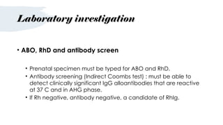 Hemolytic disease of the fetus and newborn hematology .pptx
