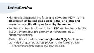 Hemolytic disease of the fetus and newborn hematology .pptx