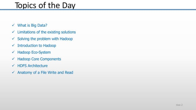Hadoop File system (HDFS) | PPTX