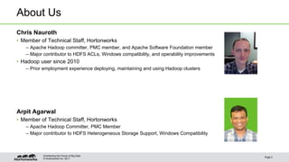 Hdfs 2016-hadoop-summit-san-jose-v4 | PPT