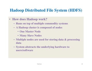 hadoop distributed file systems complete information | PDF