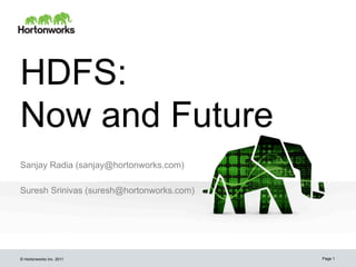 Hdfs high availability | PPT