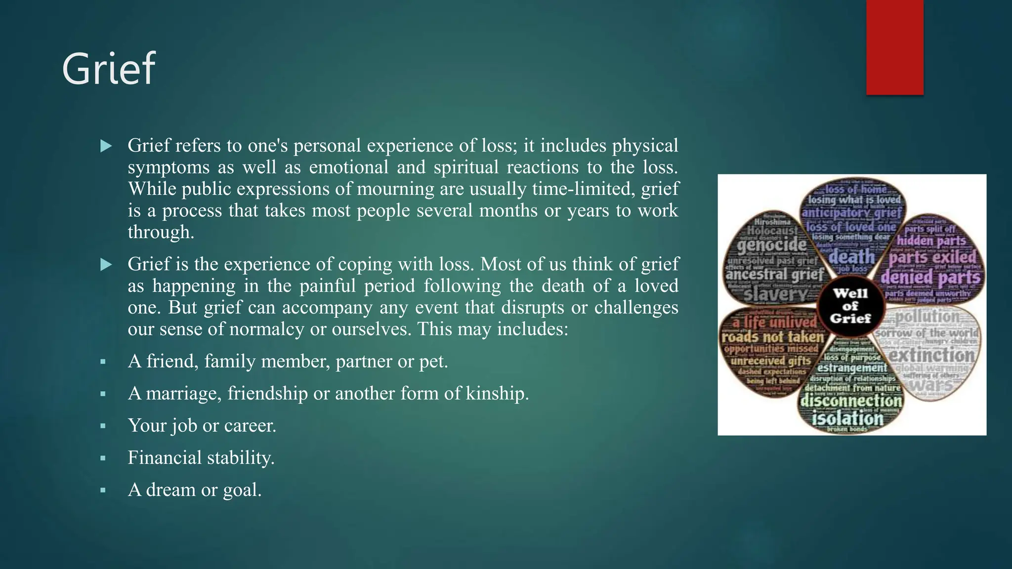 attitude towards death, grief and bereavement | PPTX