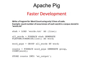 Hadoop, Map Reduce and Apache Pig tutorial | PPTX