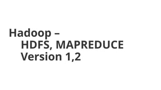 Hadoop File System was developed using distributed file system design ...