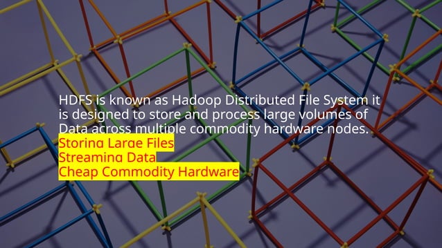 HDFS Presentation about the HDFS their functions, types, and etc., | PPT