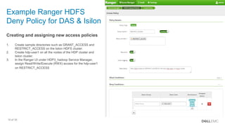 Hadoop Tiering with Dell EMC Isilon - 2018 | PDF