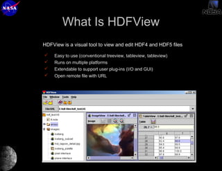 HDFView With an HDF-EOS Plug-in | PPT